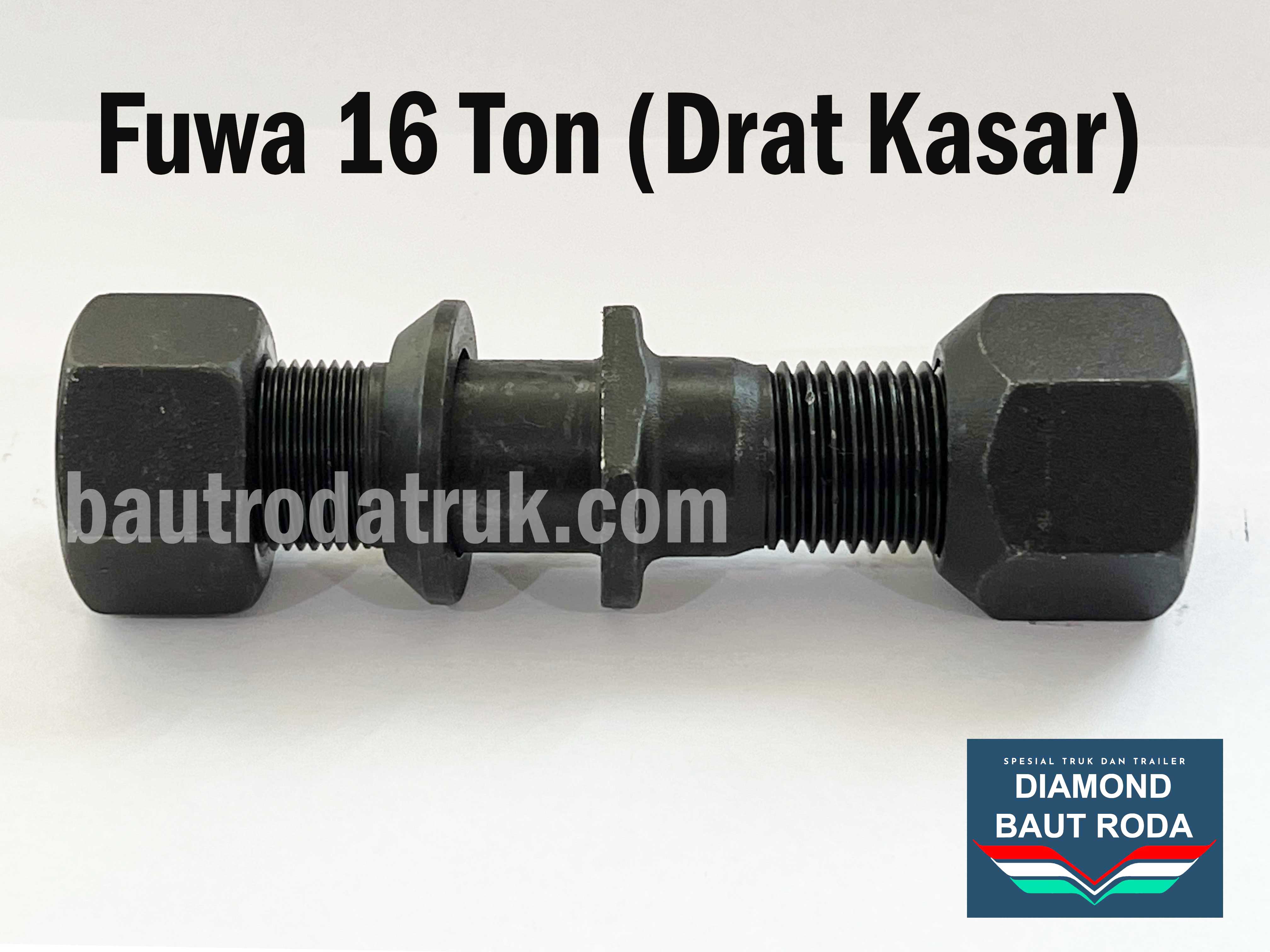 Baut Roda Fuwa 16 Ton (Drat Kasar) – Diamond Baut Roda