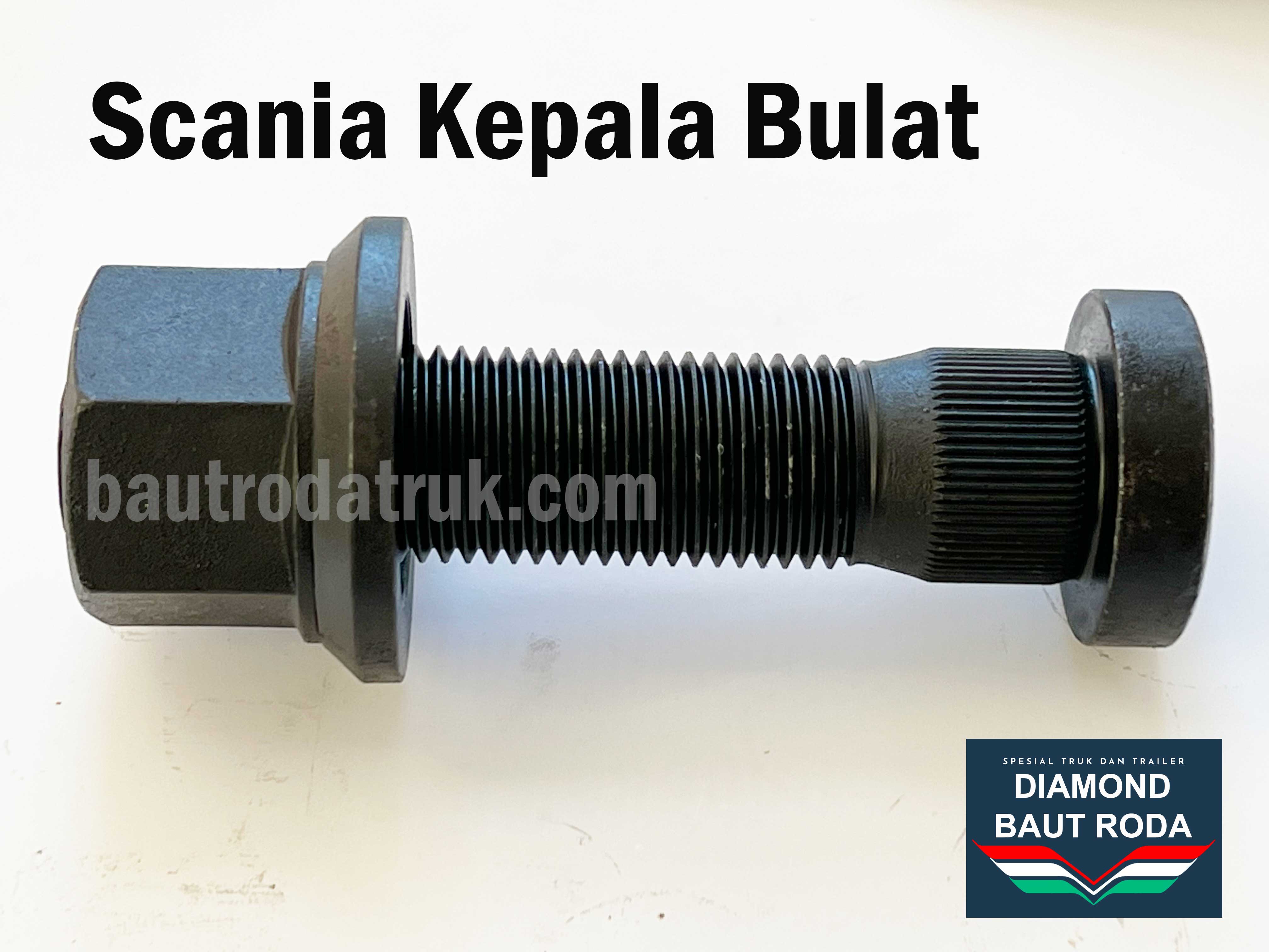 Baut Roda Scania Kepala Bulat – Diamond Baut Roda